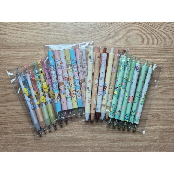The Unbranded Brand | Office | 26pc Kawaii Gel Pen Set Cute Animal ...